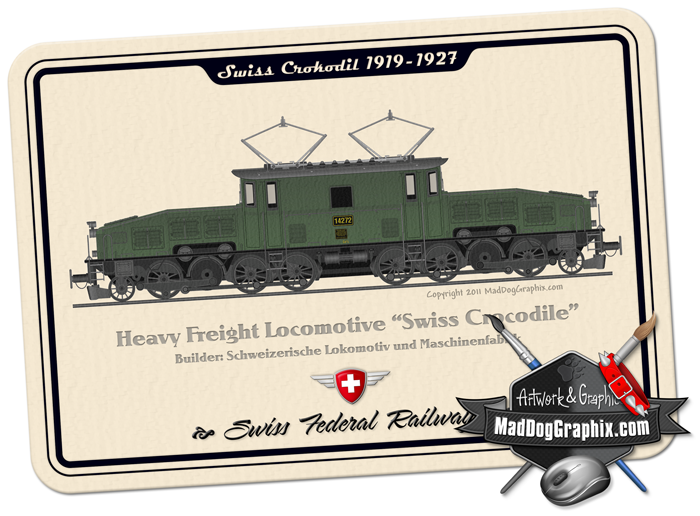 Swiss heavy haul locomotive "Krokodil"